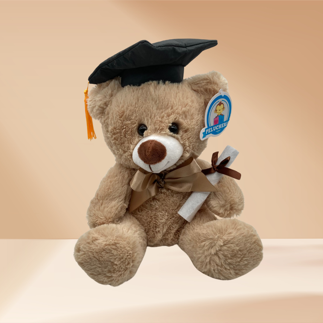 Peluche Oso Teo Graduado – Balun Globos y Eventos