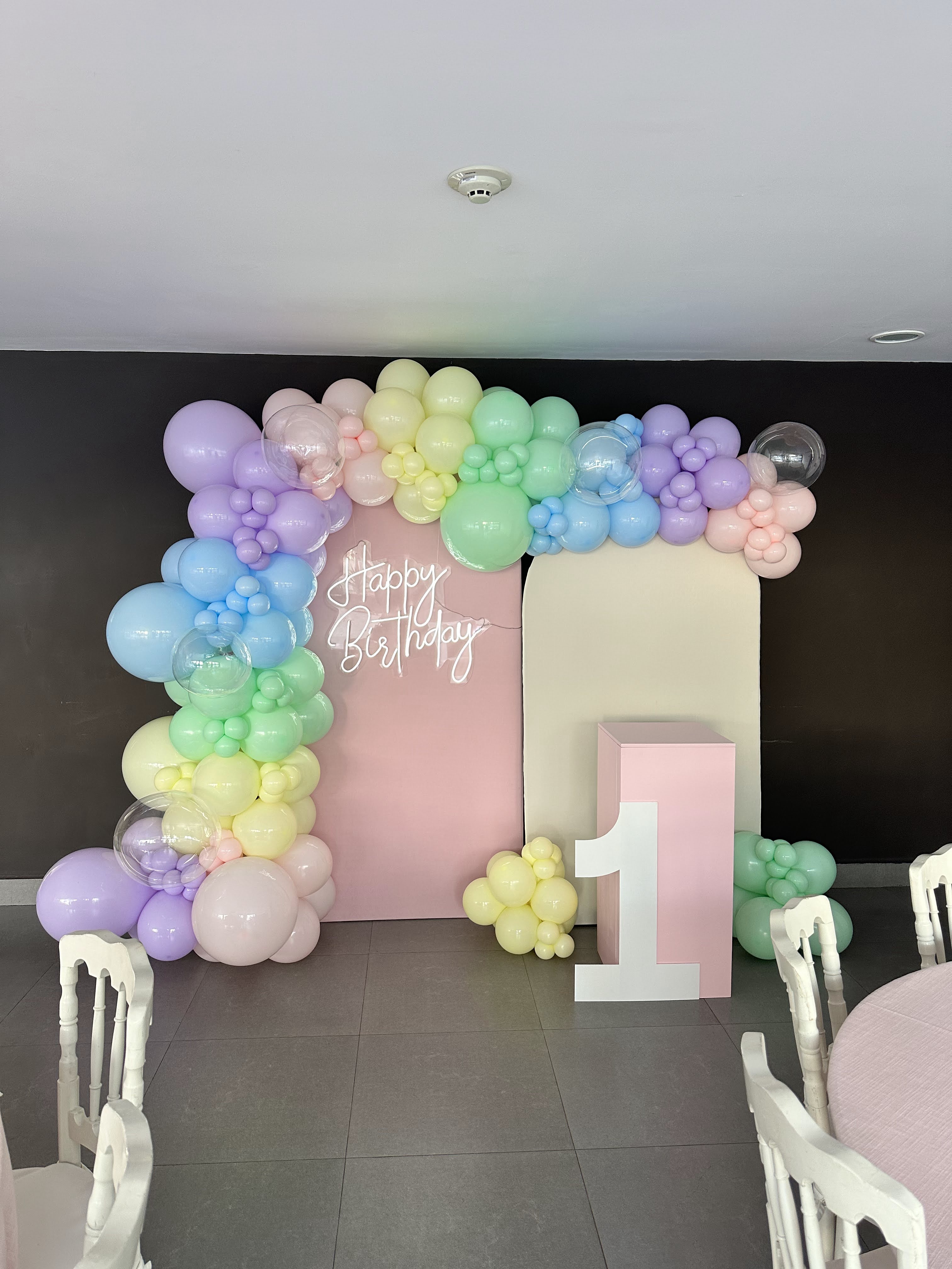 Set de 2 Mamparas Temática Pasteles – Balun Globos y Eventos